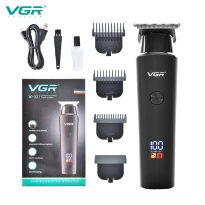 VGR V-937 Professional Rechargeable Electric Hair Trimmer Shaver Shop ...